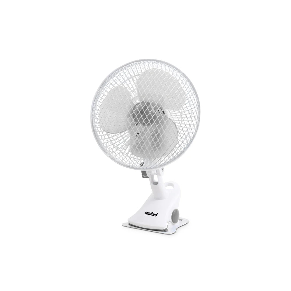 Sanford 3-in-1 Fan – Desk, Clip & Wall Mount | 360° Rotation | 2-Speed ...