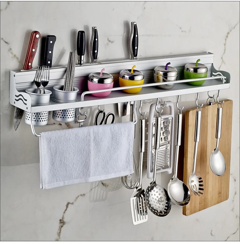 Space saving aluminium kitchen storage rack – Homelux Kenya