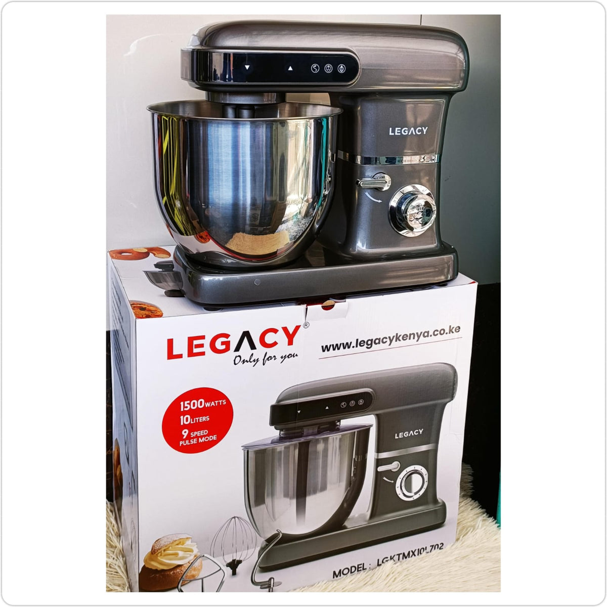 Legacy stand mixer 10l – Homelux Kenya