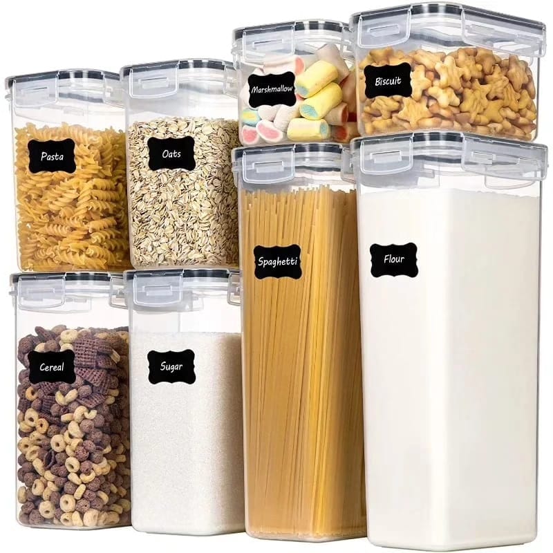 8pcs Food/Pantry Storage Containers – Homelux Kenya